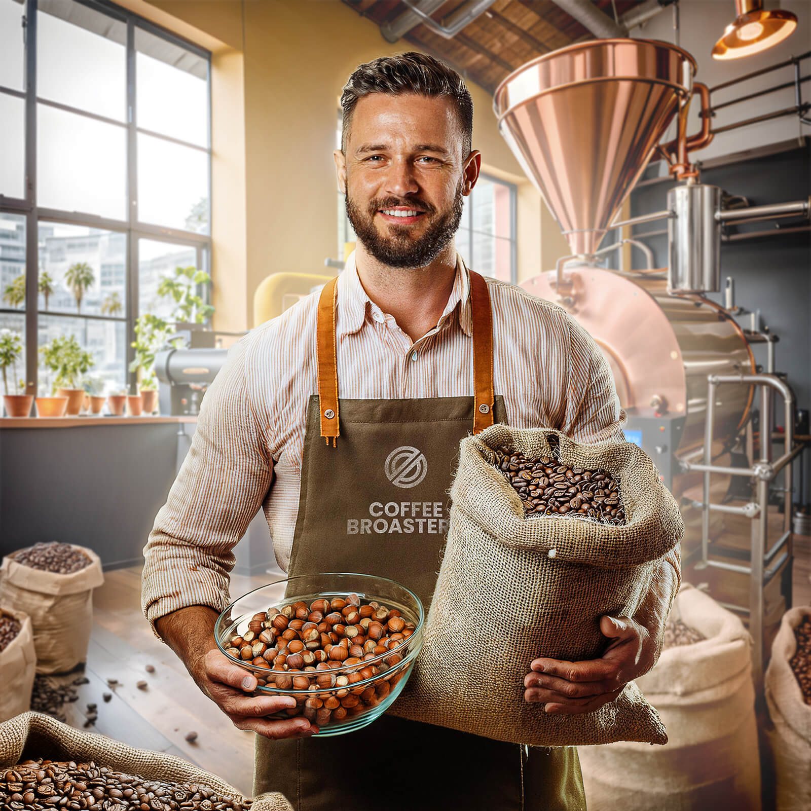 Coffee Broastery - Kawa ziarnista Brazil Mogiana Premium 1 kg 1000g - yerba mate sklep Poyerbani.pl