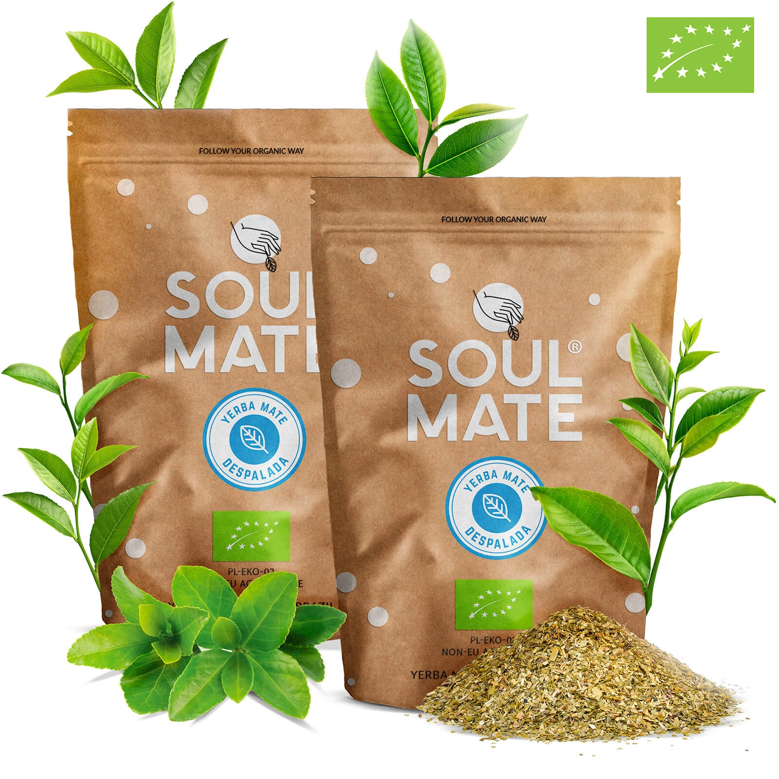 2x Soul Mate Organica Despalada 500g (1kg) - yerba mate sklep Poyerbani.pl