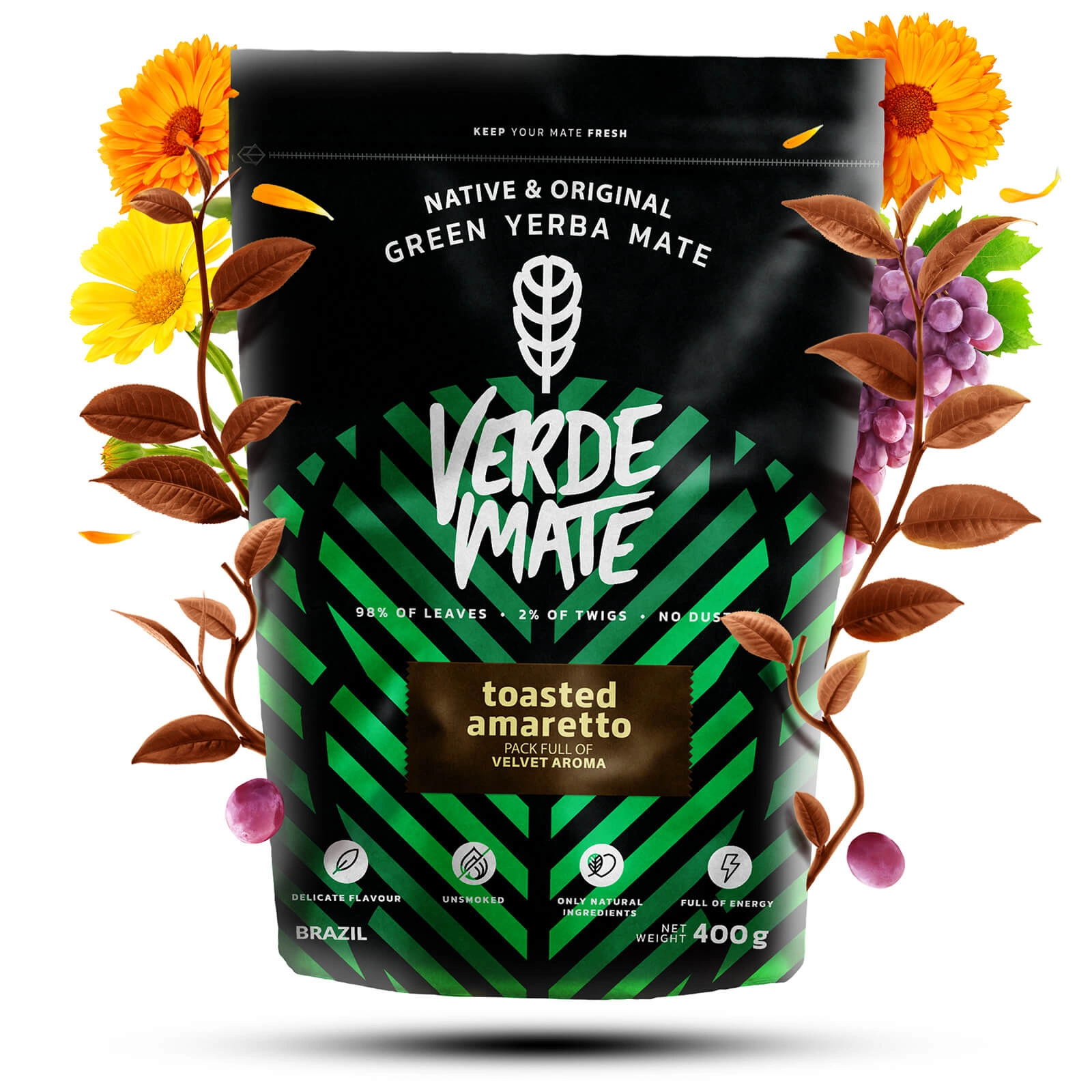Verde Mate Green Amaretto - Tostada 0,4 kg 400g \ Amaretto - Tostada ...