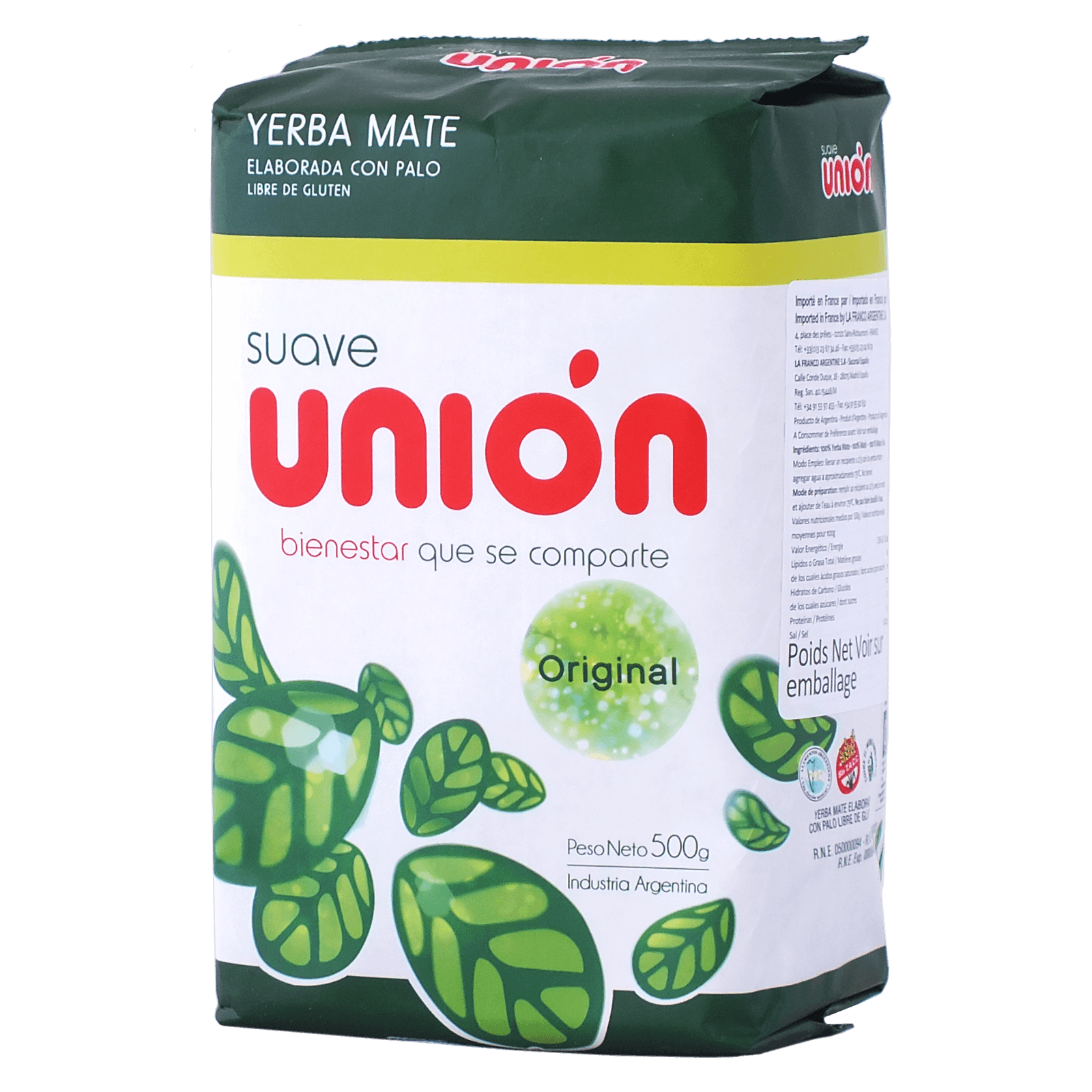 Union Suave Elaborada Con Palo 0.5kg - yerba mate sklep Poyerbani.pl